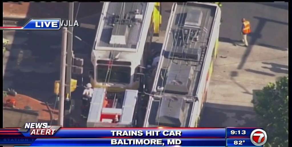 1 Woman Is Dead After Train And Vehicle Collide In Baltimore Wsvn