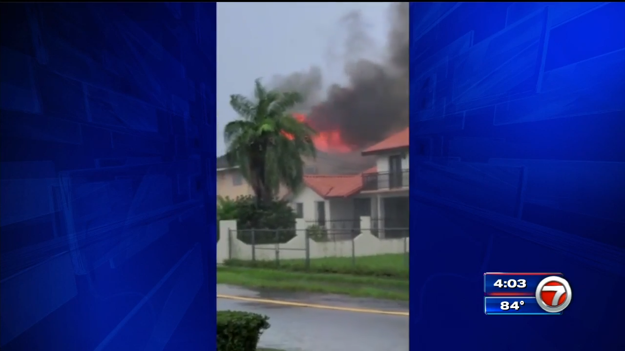 Neighbors, homeowners: Lightning strike sparks fire at SW Miami-Dade ...