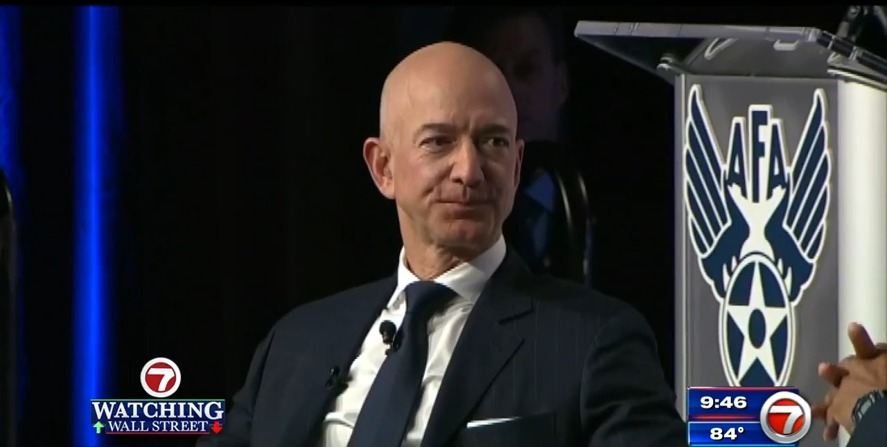 Over 46,000 signatures call for Jeff Bezos to stay in space - WSVN ...
