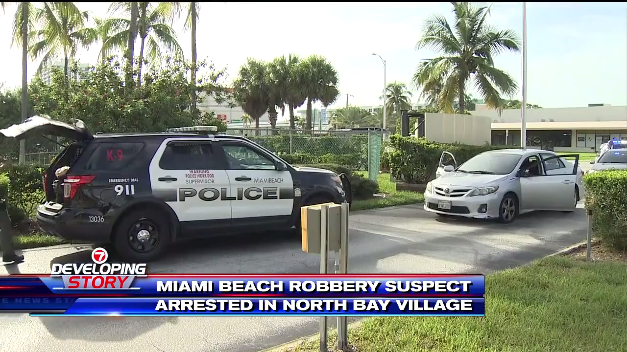 Miami Beach robbery suspect arrested outside WSVN studio - WSVN 7News ...