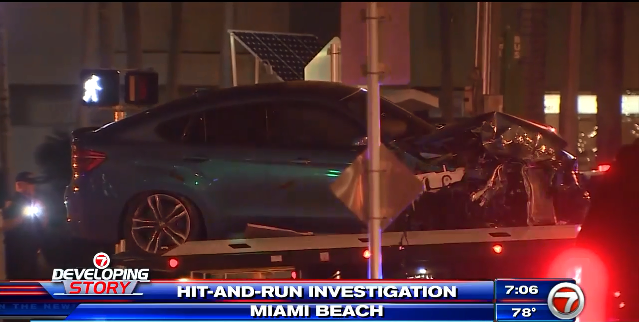 1 in custody after hit-and-run, weapon recovery in Miami Beach - WSVN ...