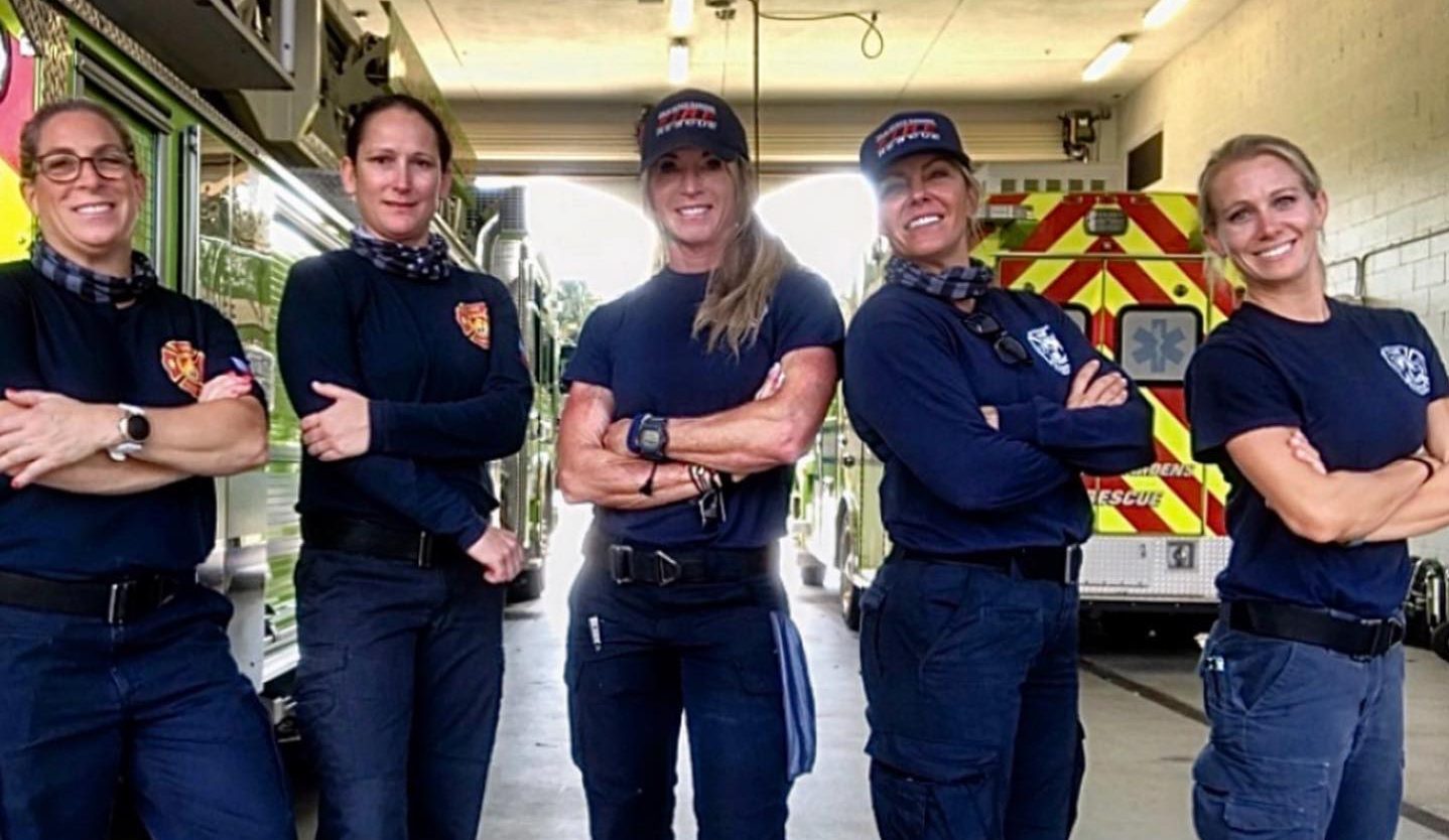 5 firefighters make history as first all-woman crew at Palm Beach ...