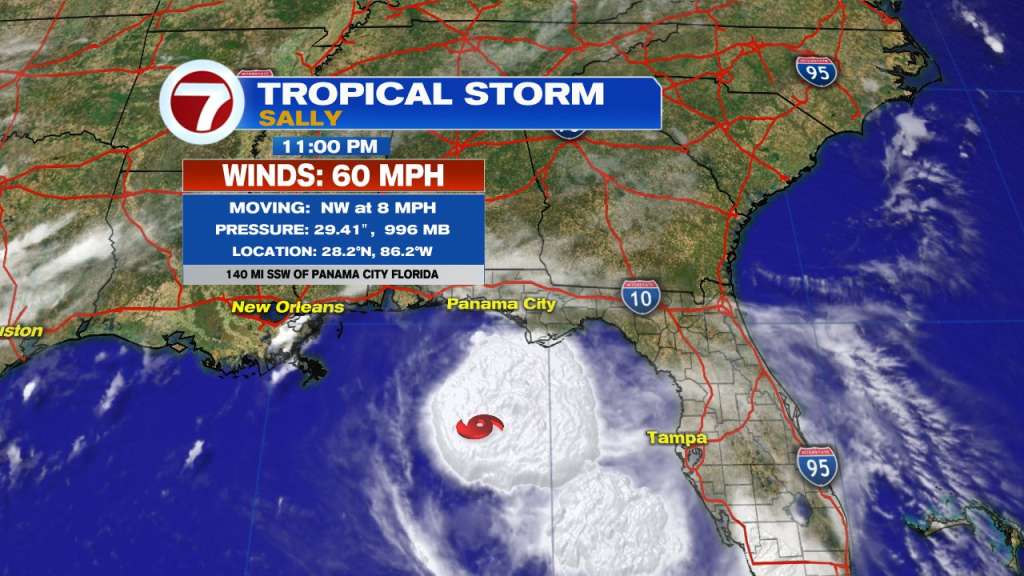 Sally set to become hurricane and threaten U.S. Gulf Coast – WSVN 7News ...