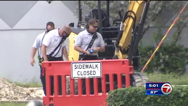 Crews repair ruptured gas line in West Miami - WSVN 7News | Miami News ...