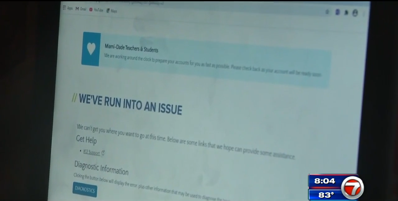 M-DCPS’ virtual learning system hit by cyber attack - WSVN 7News ...
