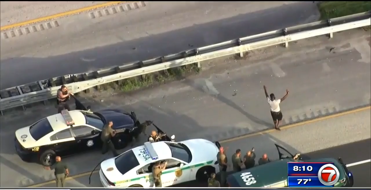 Driver In Custody After Authorities Chase Vehicle Through Parts Of
