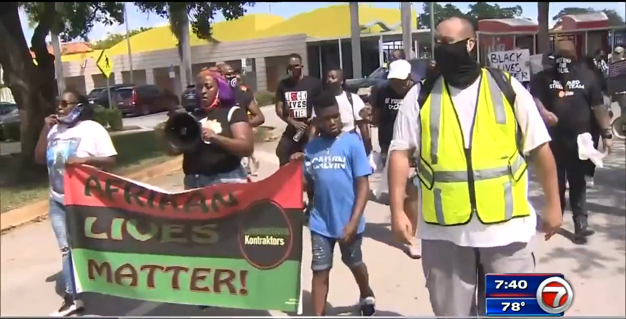 South Floridians take part in peaceful protests for Breonna Taylor ...
