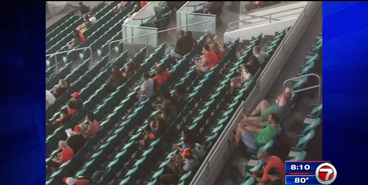 UM fans adjust to social distancing guidelines set for first game at ...