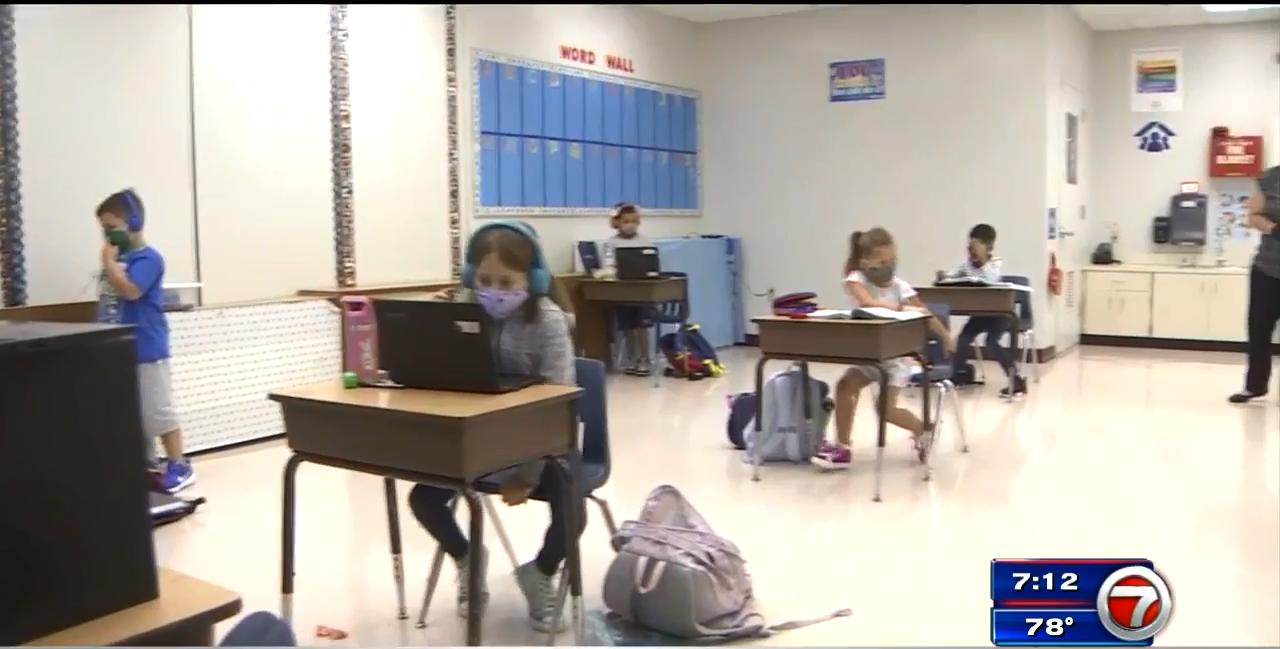 BCPS completes staggered return to classroom - WSVN 7News | Miami News ...