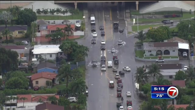 Heavy downpours bring flooding to parts of Miami-Dade – WSVN 7News ...