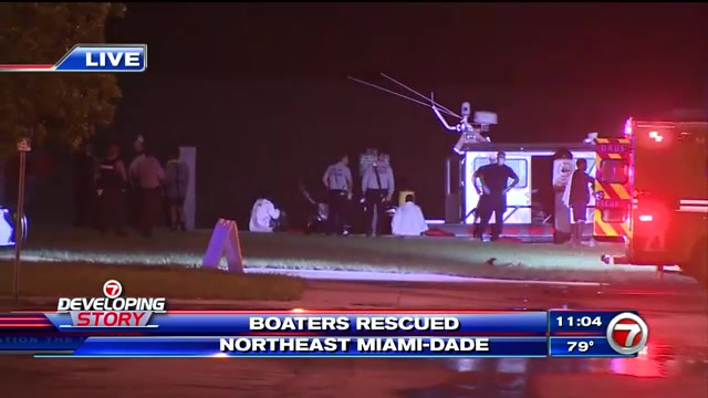 3 rescued after boat takes on water off NE Miami-Dade - WSVN 7News ...