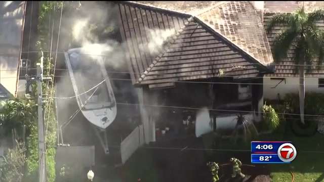 Firefighters put out house fire in Bay Harbor Islands; home deemed ...