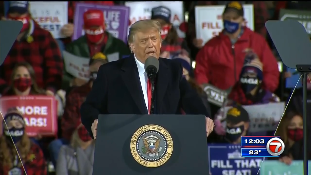 Timeline of Trump’s activities in week coronavirus hit home – WSVN ...