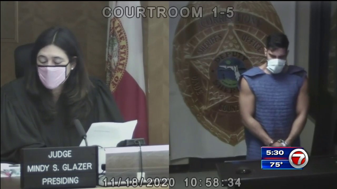 Man accused of fatally stabbing wife in Miami makes court appearance ...