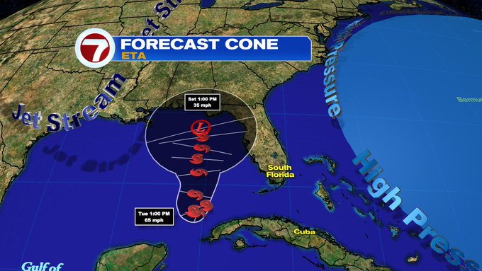 Tropical Storm Eta floods already drenched Florida cities - WSVN 7News ...