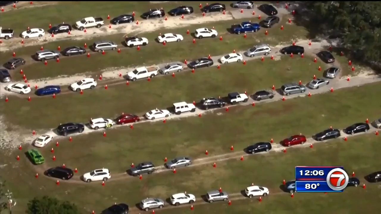 South Florida testing sites see long lines 2 days before Thanksgiving ...