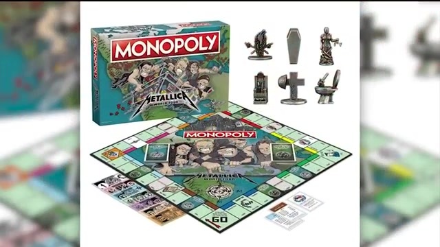 Metallica, Monopoly join forces for ‘World Tour Edition’ of board game ...