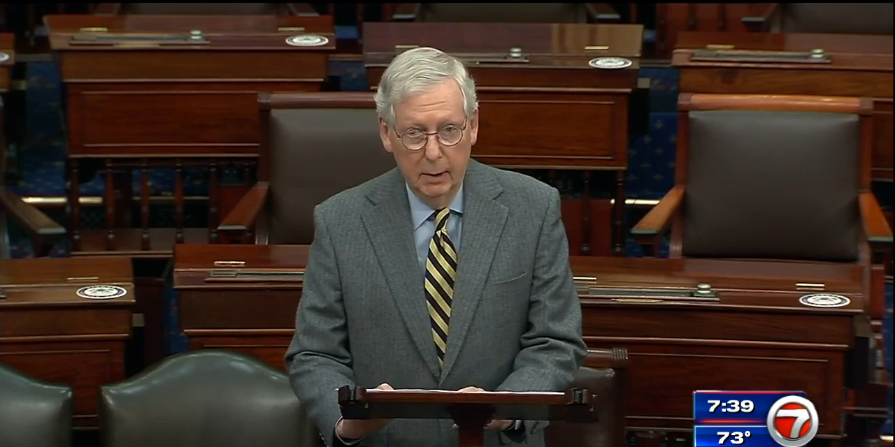 Mcconnell Reelected Senate Gop Leader Scotts Bid Rejected Wsvn