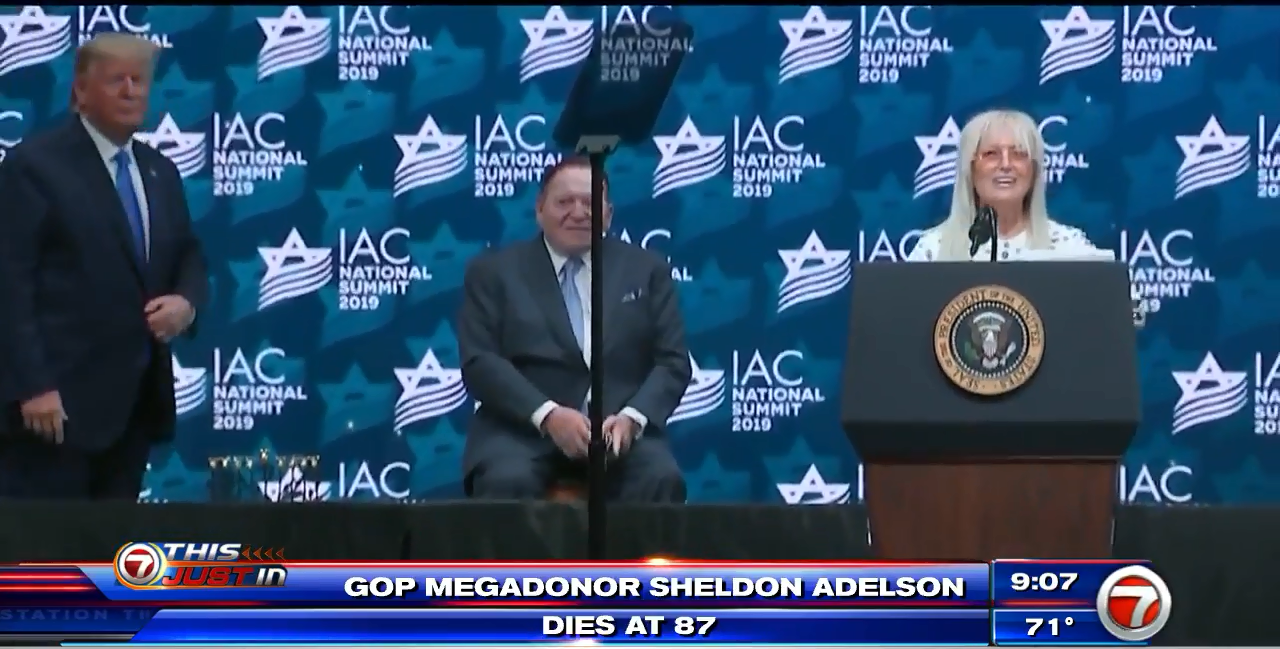Sheldon Adelson, casino mogul and GOP power broker, dies - WSVN 7News ... Sheldon Adelson, casino mogul and GOP power broker, dies - WSVN 7News ...