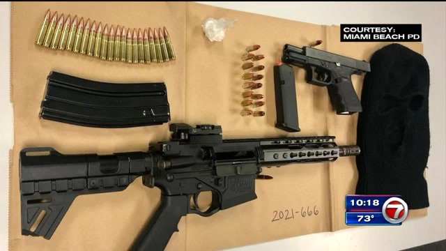 2 arrested after Miami Beach police find guns, drugs inside car parked ...