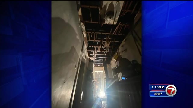 1 hospitalized, 24 displaced after fire sparks at Miami apartment ...