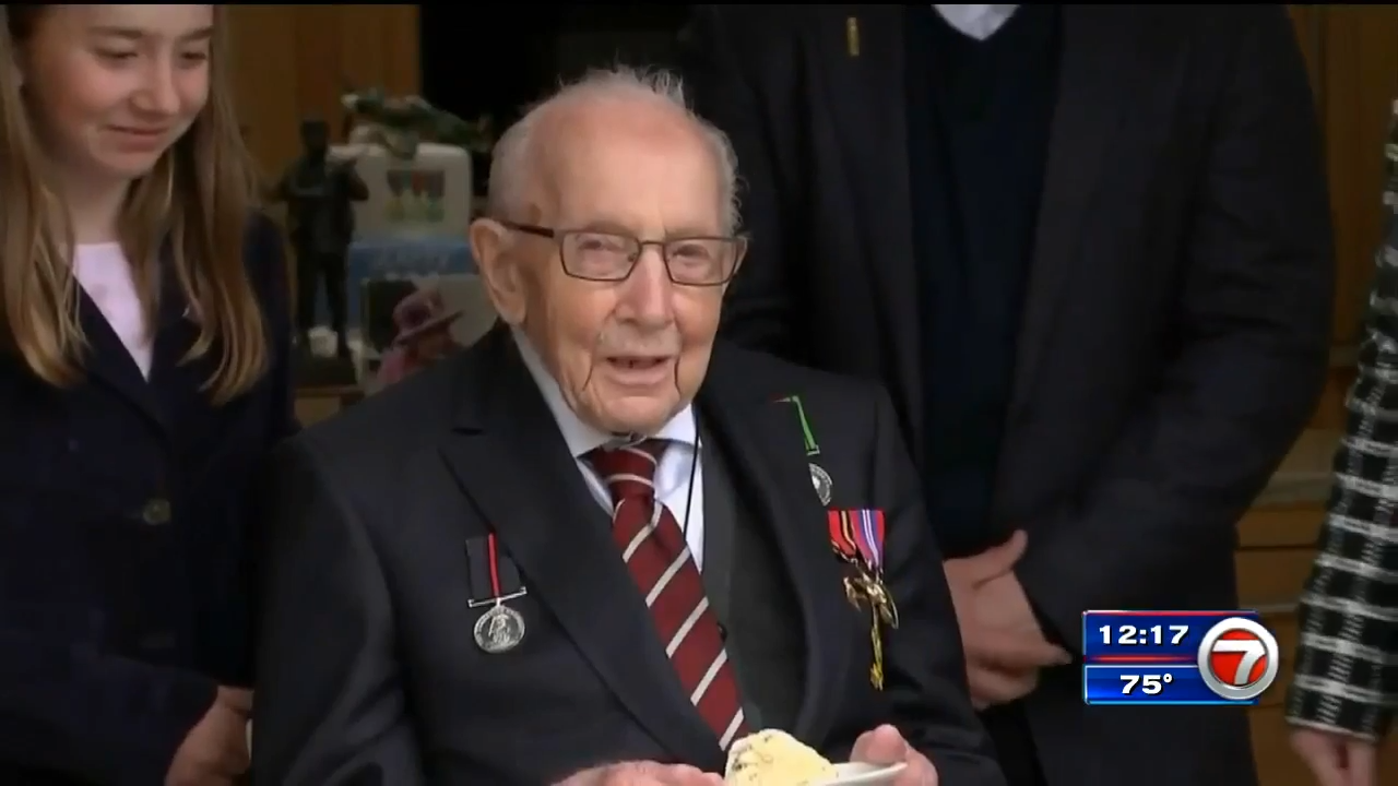 WWII plane fly-past marks Capt. Tom Moore’s funeral - WSVN 7News ...