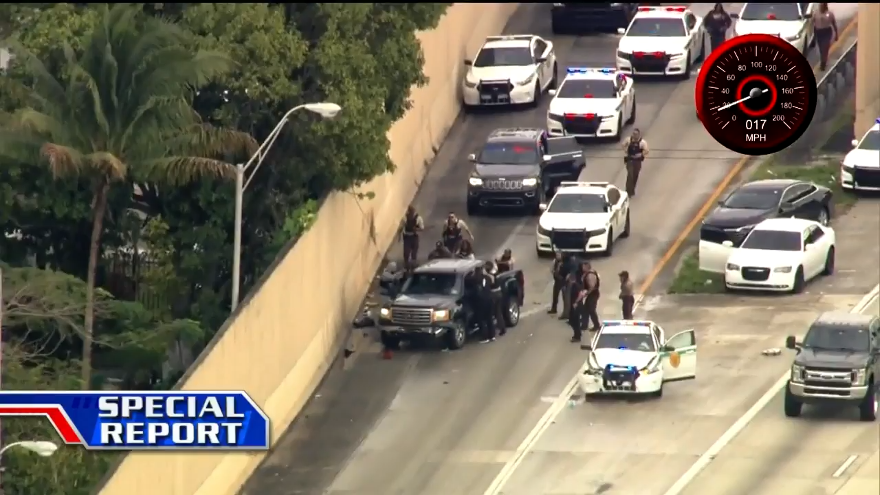Suspect In Custody After Police Pursuit Ends In Crash On I 95 Wsvn