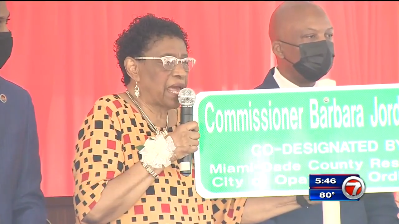 Miami-Dade officials dedicate portion of NW 37th Ave. to former ...