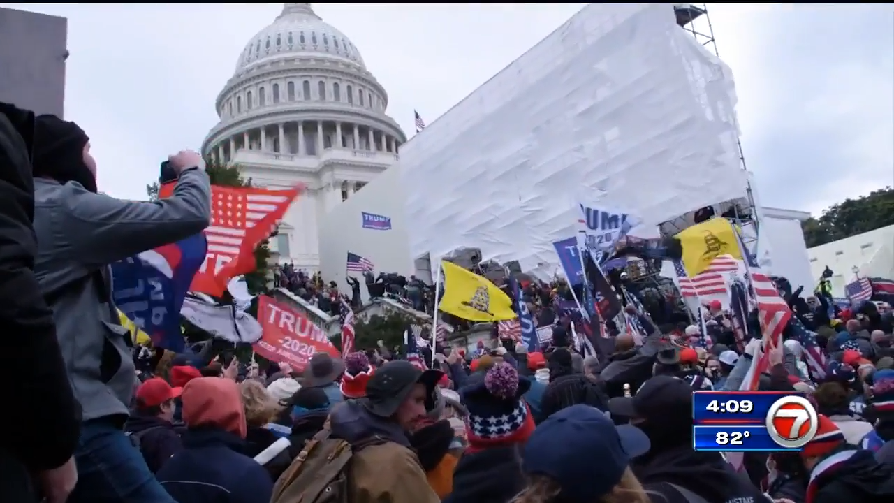 NYPD veteran convicted of assaulting officer in Capitol riot - WSVN ...