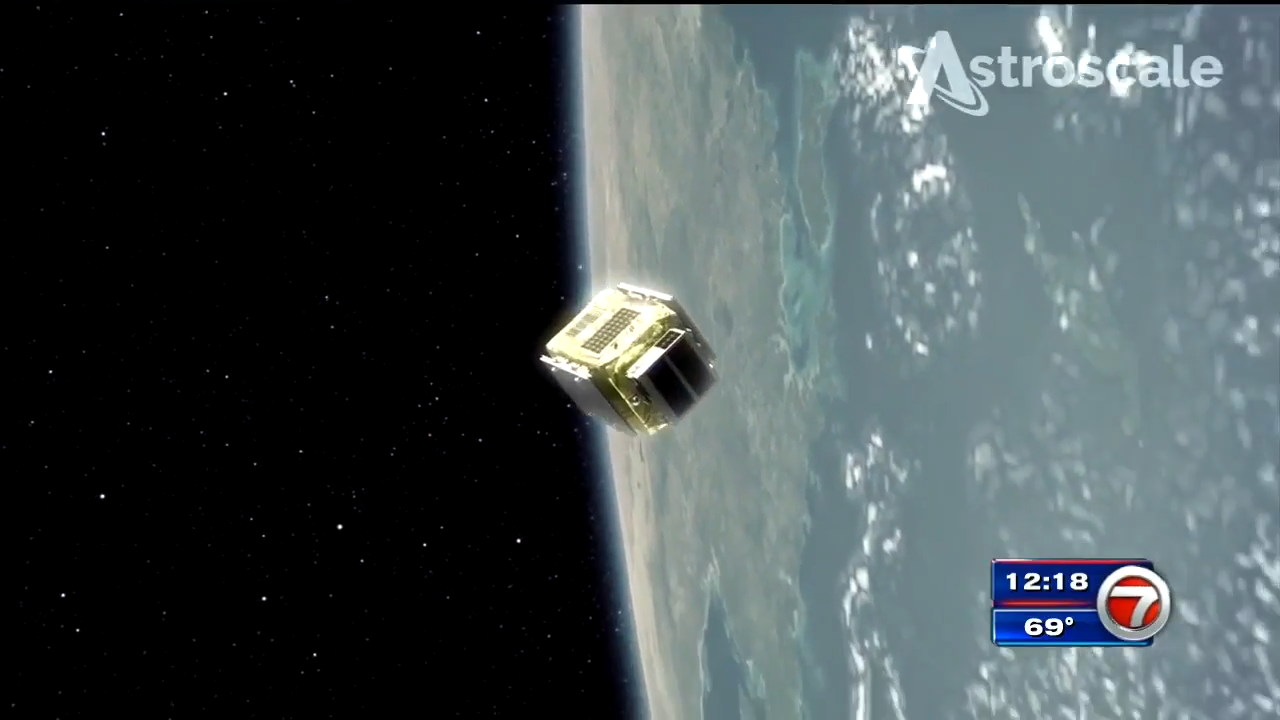 Mission to clean up space junk with magnets set for launch - WSVN 7News ...