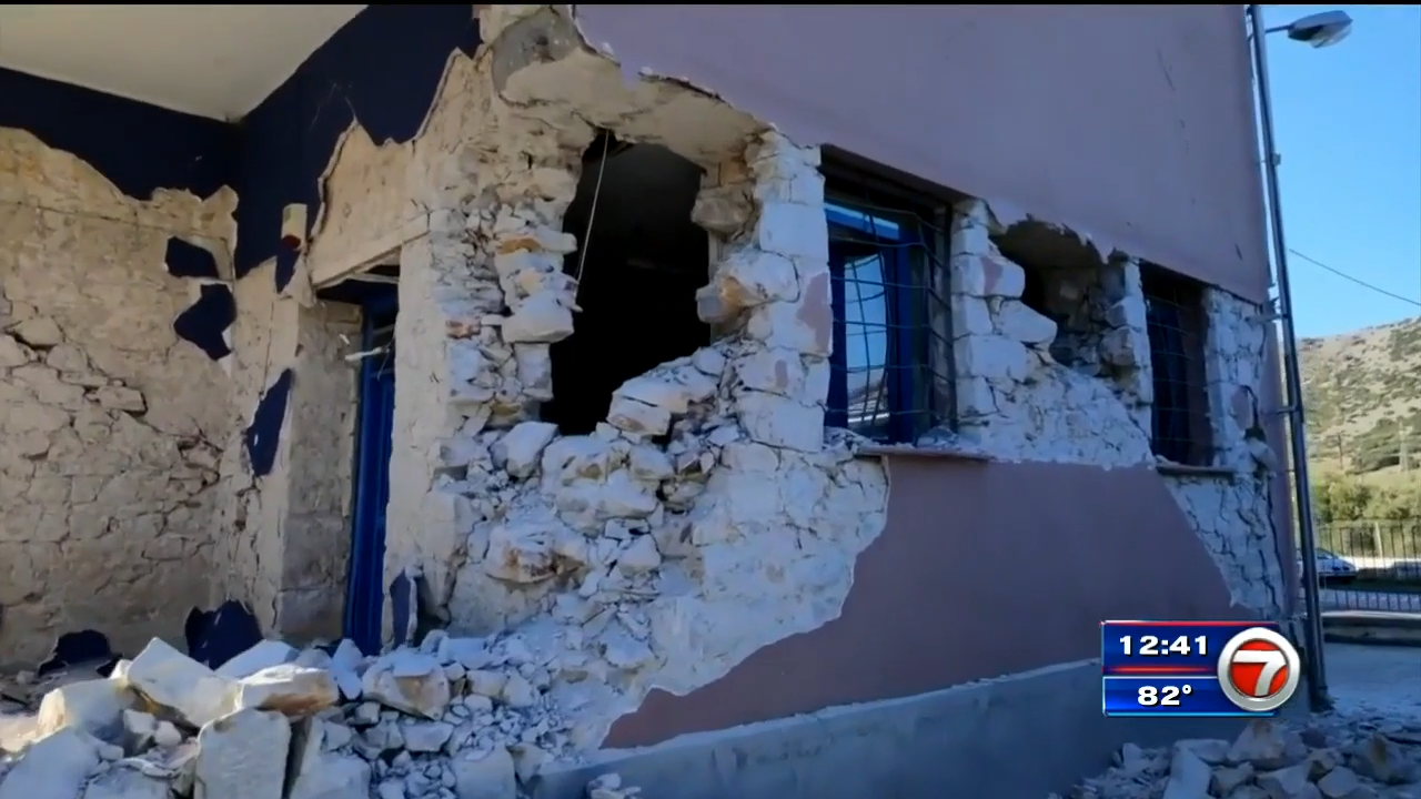 Strong earthquake shakes central Greece, felt in Balkans - WSVN 7News ...