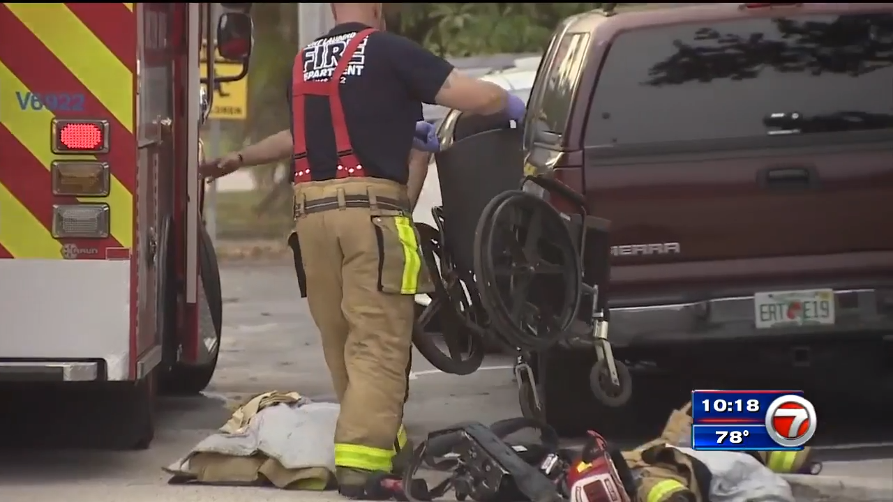 Wheelchair-bound man transported for smoke inhalation after apartment ...