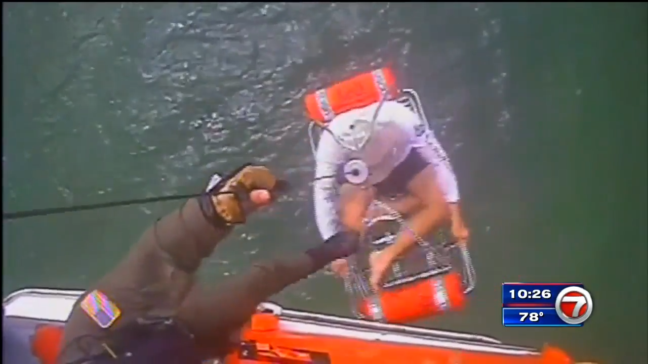 Coast Guard Rescues Capsized Kayaker In Key Largo Wsvn 7news Miami