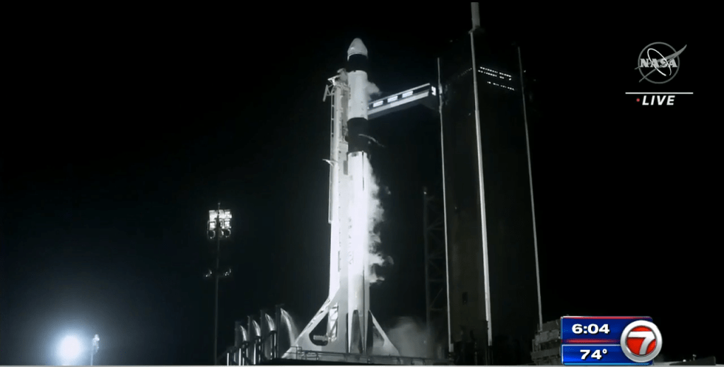 SpaceX launches 3rd crew with recycled rocket and capsule – WSVN 7News ...