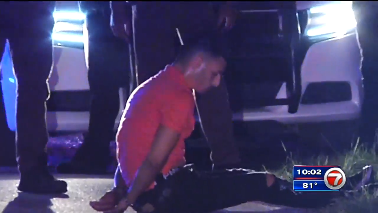 Man apprehended in Miami after armed carjacking, cross-county chase ...
