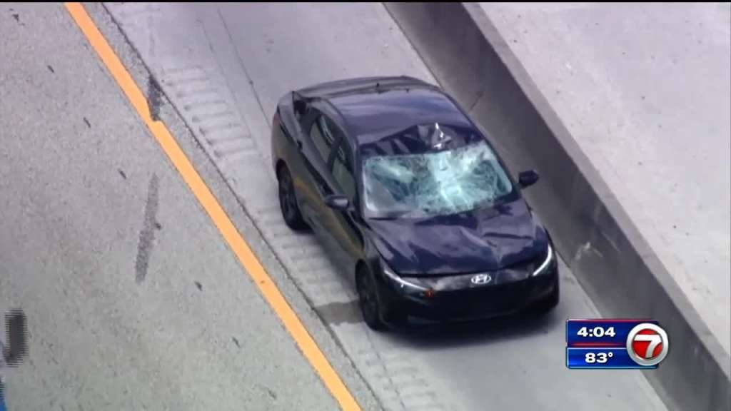 Driver Shares Ordeal After Runaway Tire Hits Car On Turnpike In Davie