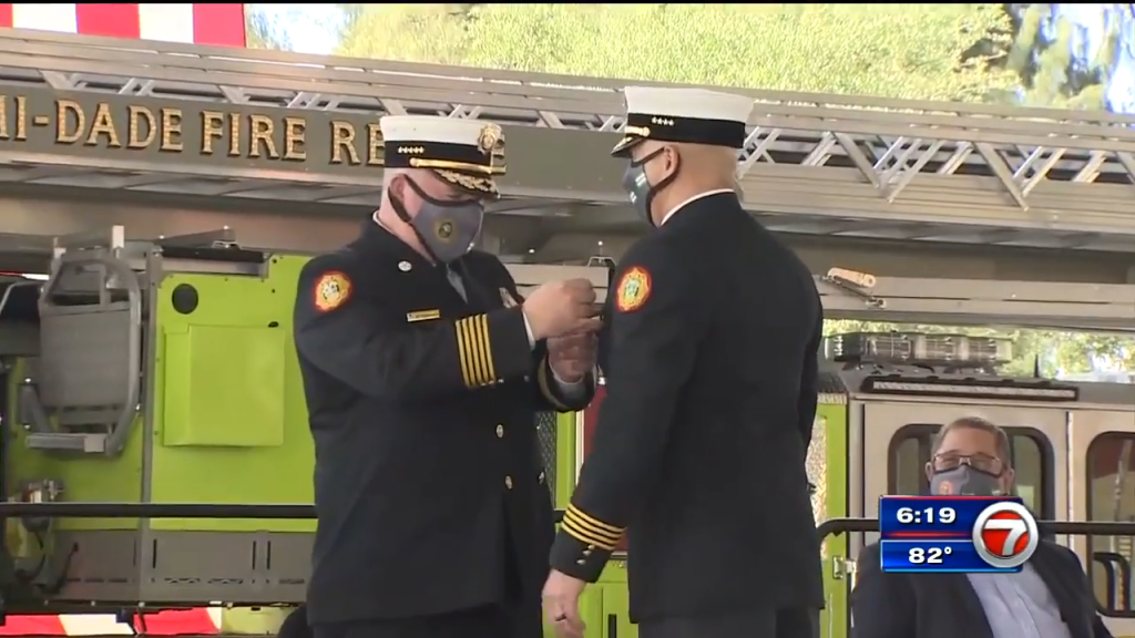MDFR holds ceremony for 16 newly promoted department members – WSVN ...