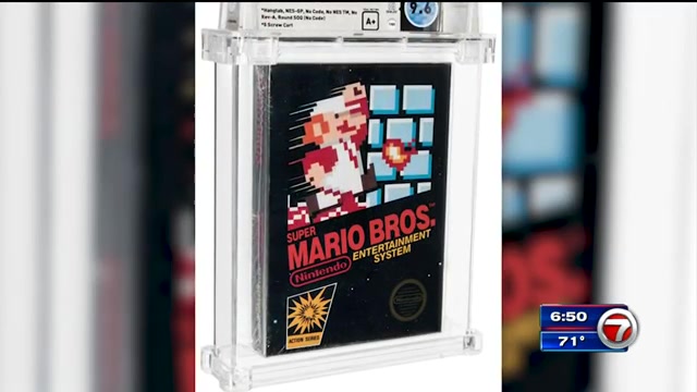 Unopened Super Mario Bros. game from 1986 sells for $660,000 - WSVN ...