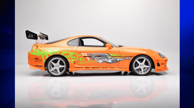 Paul Walker’s Toyota Supra in ‘The Fast and the Furious’ up for auction ...