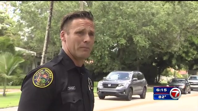 Miami Shores Police officer who pulled driver from burning car speaks ...