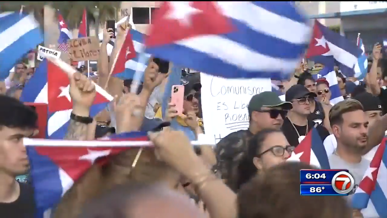Largest demonstration in support of Cuban protests expected to be held ...