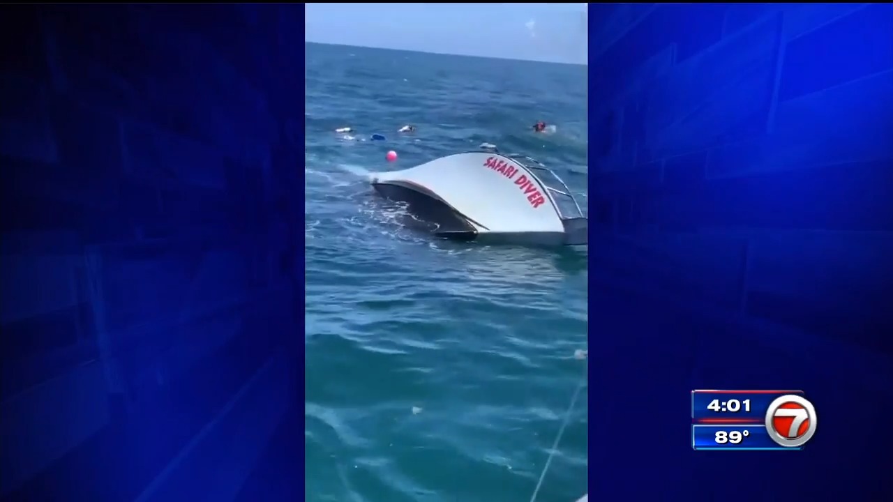 Hero captain shares story of sinking diver boat rescue off Pompano ...