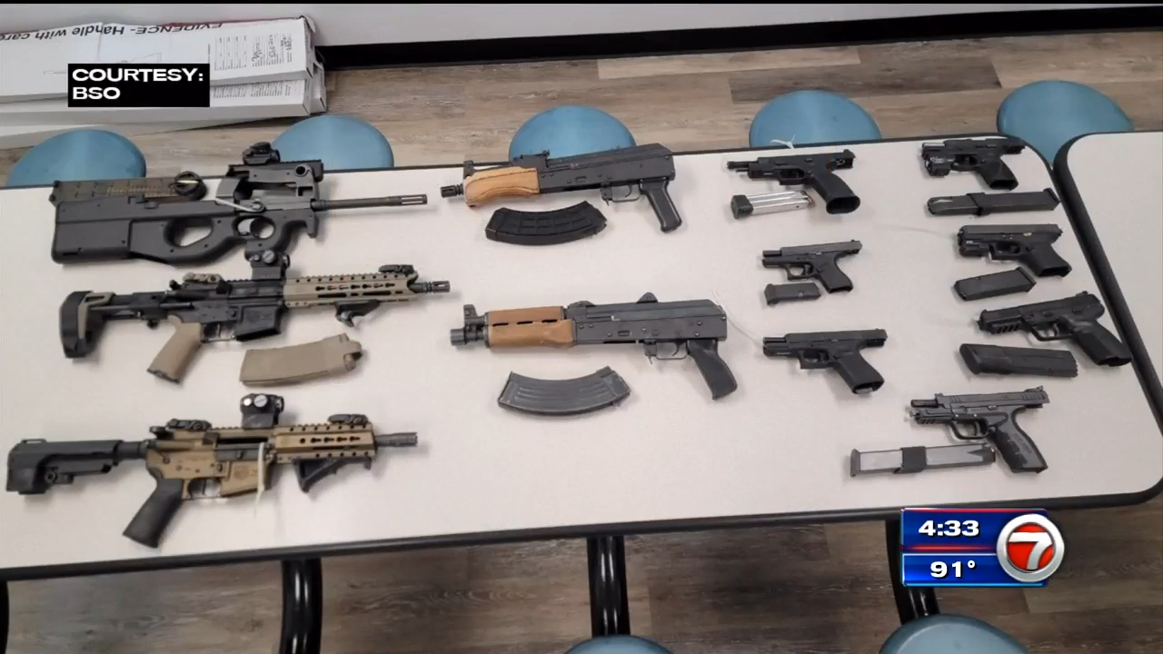 Authorities confiscate nearly a dozen firearms, drugs from West Park ...