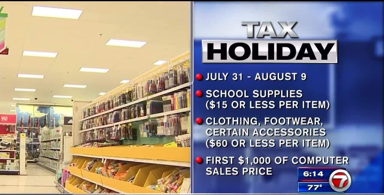 Back-to-school sales tax holiday begins Saturday - WSVN 7News | Miami ...