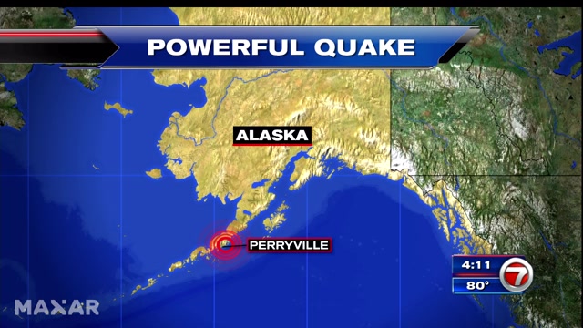 Largest US quake in half-century causes Alaska little damage - WSVN ...