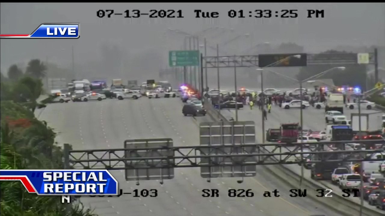 Palmetto Expressway in SW Miami-Dade, Hialeah cleared after ...