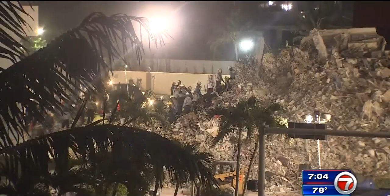 4 more victims found amid recovery effort at Surfside condo collapse ...