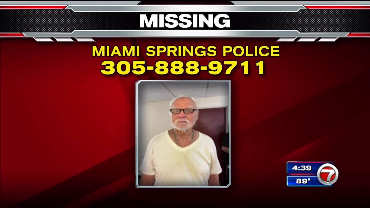Police Search For Elderly Man Who Went Missing From Miami Springs Motel