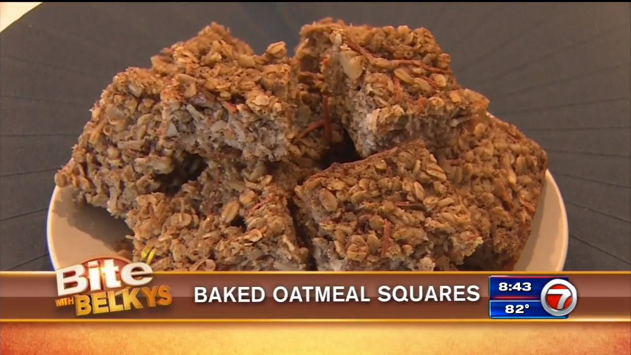Baked Oatmeal Squares/ Belkys - WSVN 7News | Miami News, Weather ...
