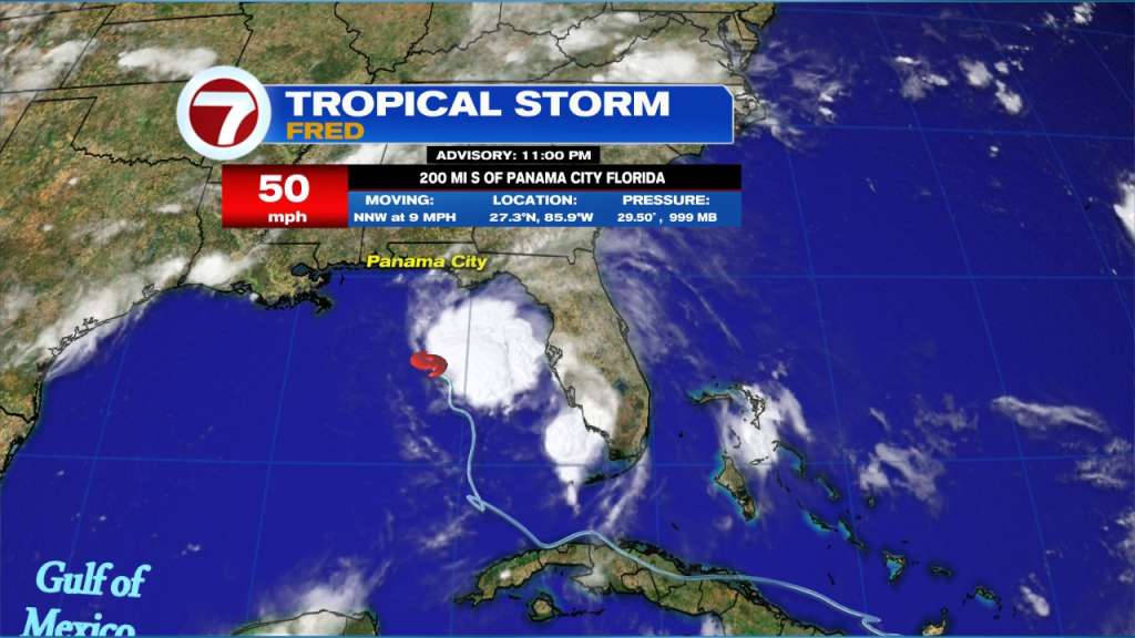 Fred strengthens to tropical storm as it heads to US coast – WSVN 7News ...
